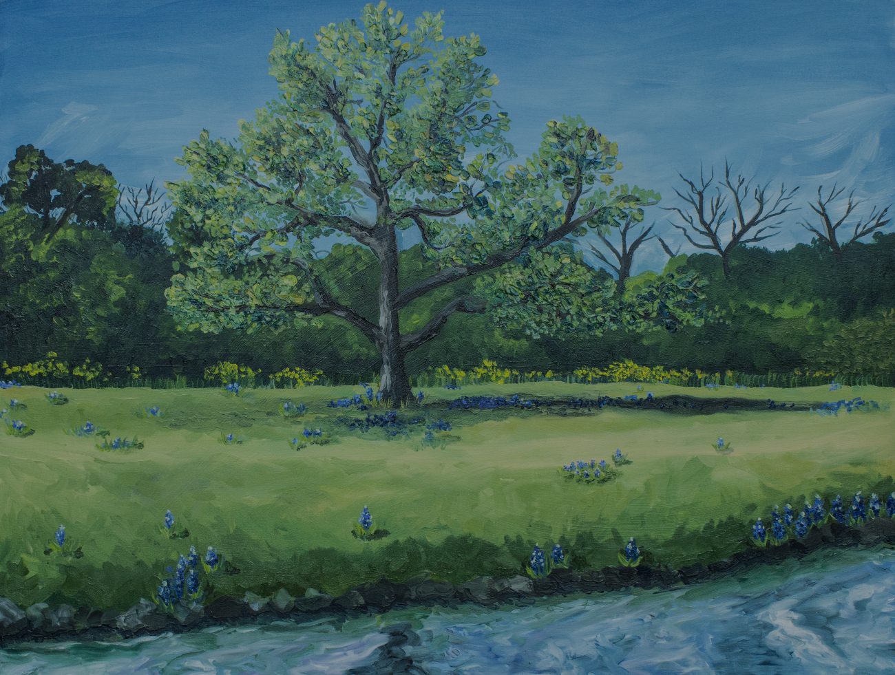 TCU students paint the Trinity Trails – Tarrant Regional Water District