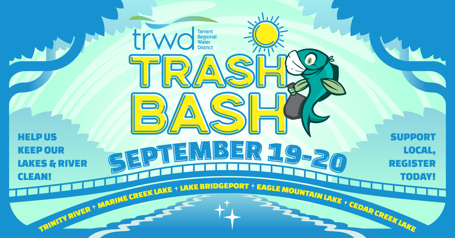 TRWD Trash Bash 2020 – Tarrant Regional Water District