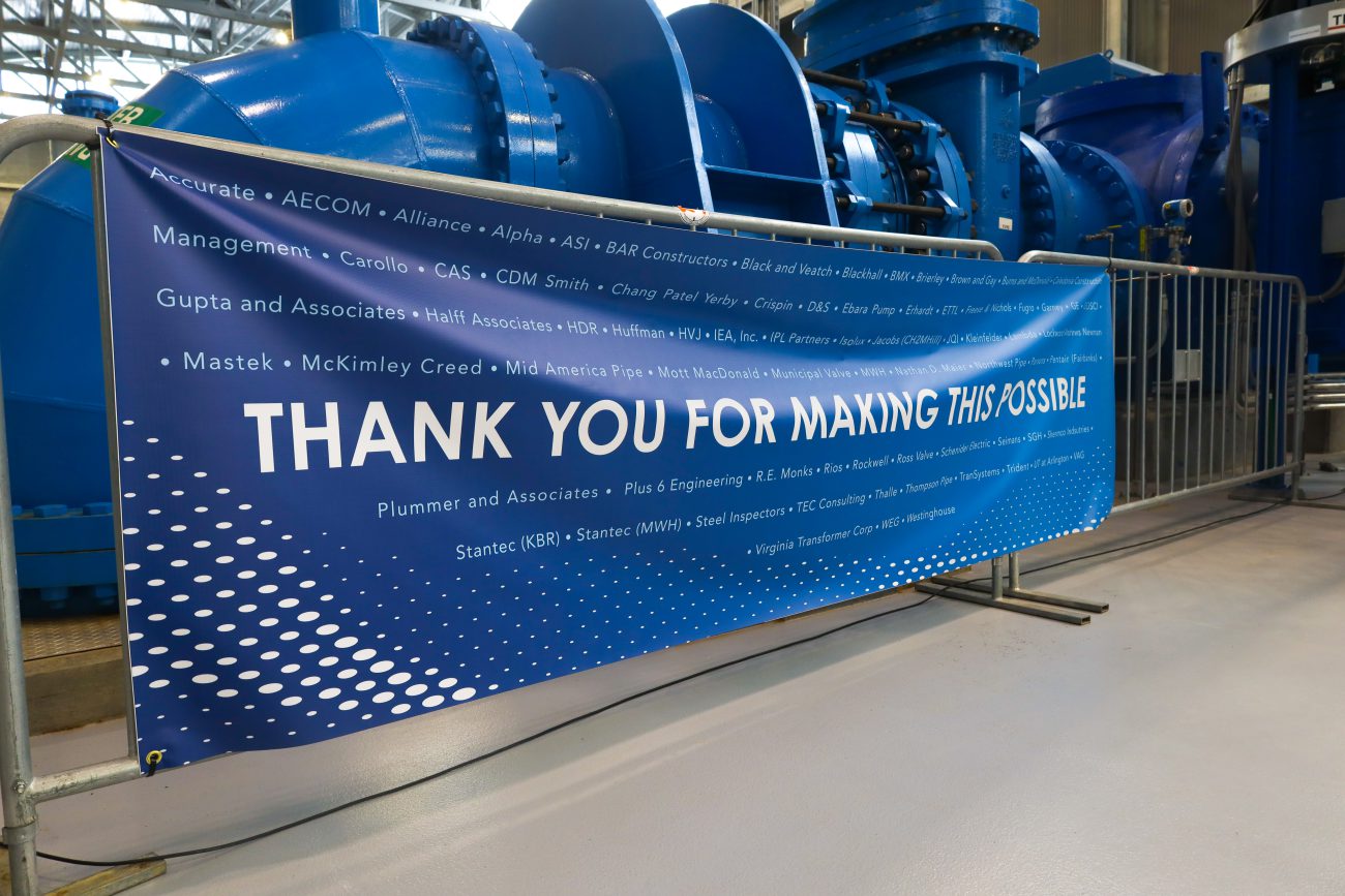 TRWD and Dallas Water Utilities celebrate the completion of the ...